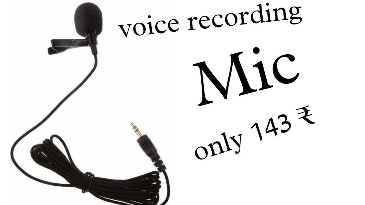 voice recording mic only 143 ₹ - YouTube