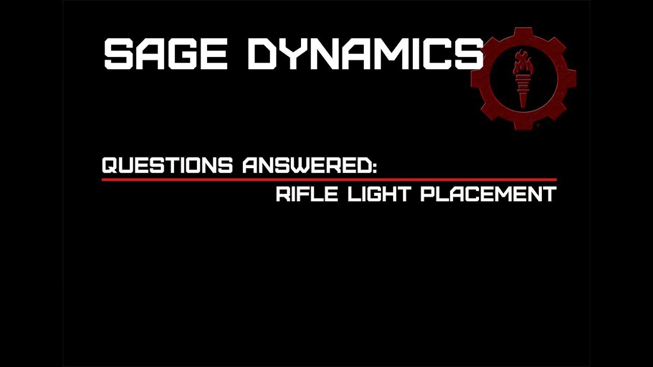 Rifle Light Placement - YouTube