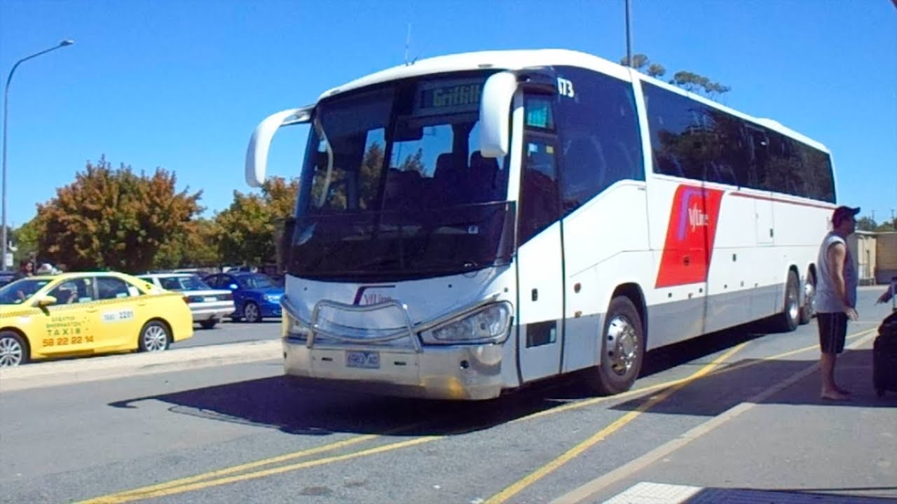 V/line Coach at Shepparton - YouTube