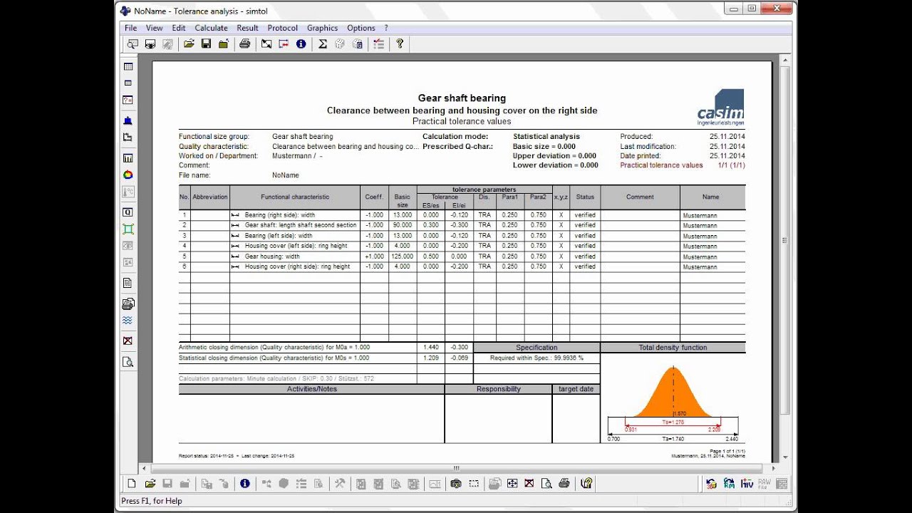 simTOL® Tutorial: Single Tolerance Stack 004 Viewing Protocols and ...