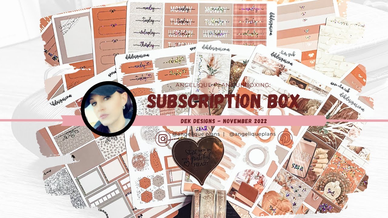 | SUBSCRIPTION BOX | DEK DESIGNS | NOVEMBER 2022 | - YouTube