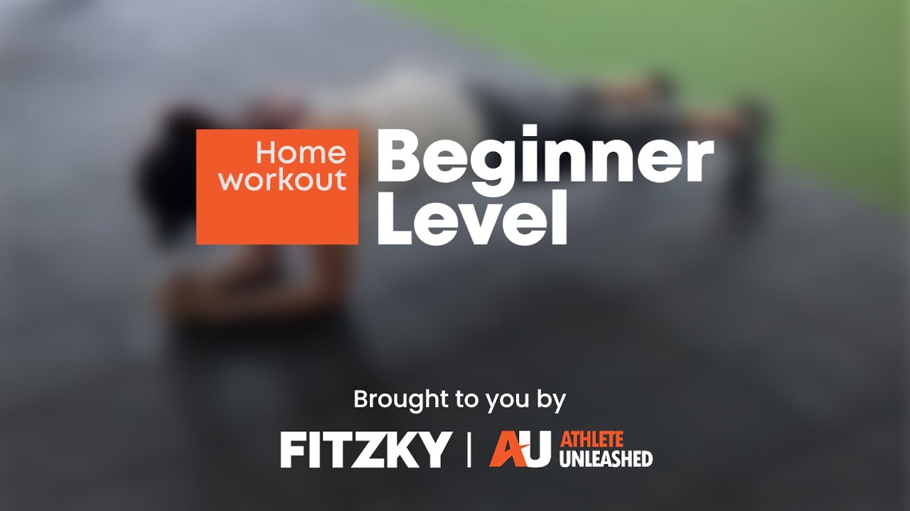 Home Workout - Beginner Level | FITZKY - YouTube