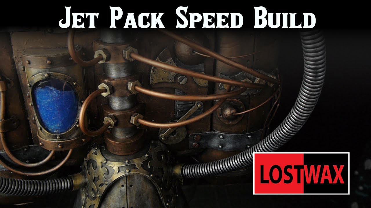 Steampunk Jetpack Super Speed Build! How To Make A Foam Jetpack. - YouTube