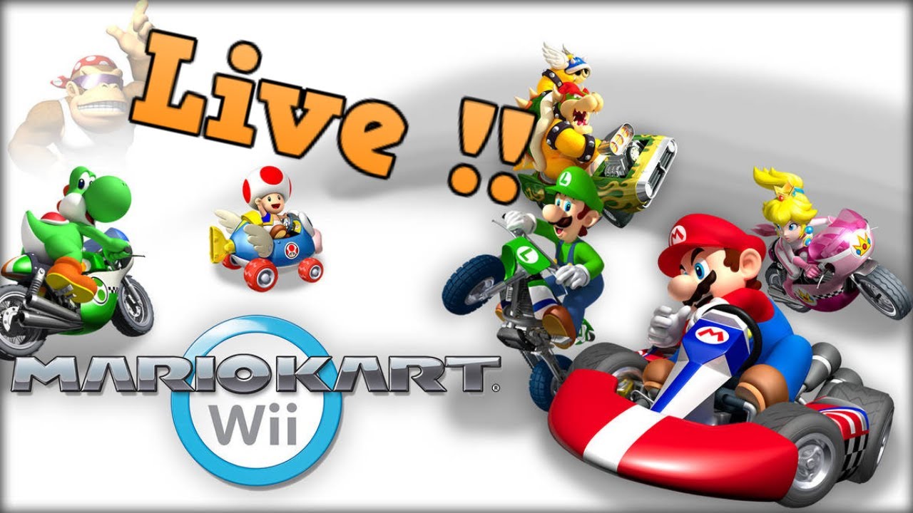 -Live- Multiplayer Mario madness in Mario Kart Wii for Wii - YouTube