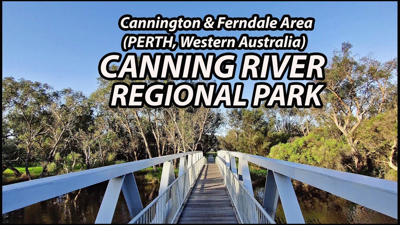 Walking Tour [4K]: along Canning River Regional Park through Cannington ...
