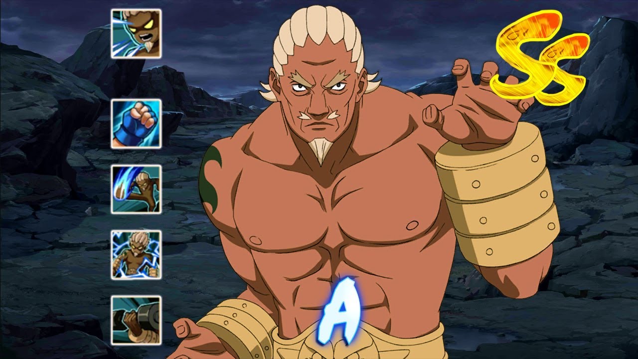 NARUTO ONLINE MOBILE - A (Fourth Raikage) GAMEPLAY - YouTube