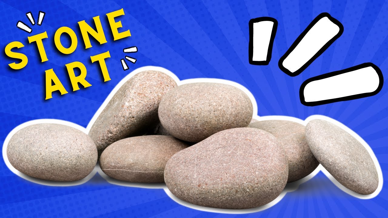 how to make beautiful home decor using stones - YouTube