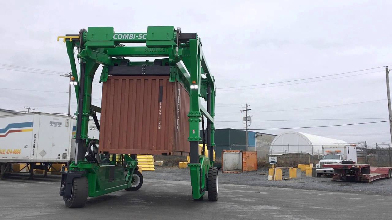 MOOV solution combilift straddle carrier automatic spreader container ...