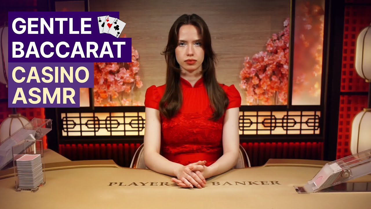 Unintentional ASMR Casino | Elegant Efficient Baccarat - YouTube