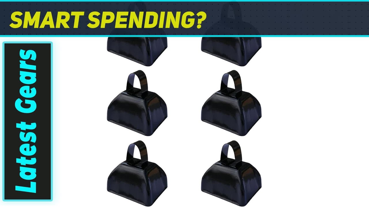The Perfect 6-Pack 3'' Steel Cow Bells for Every Event! - YouTube