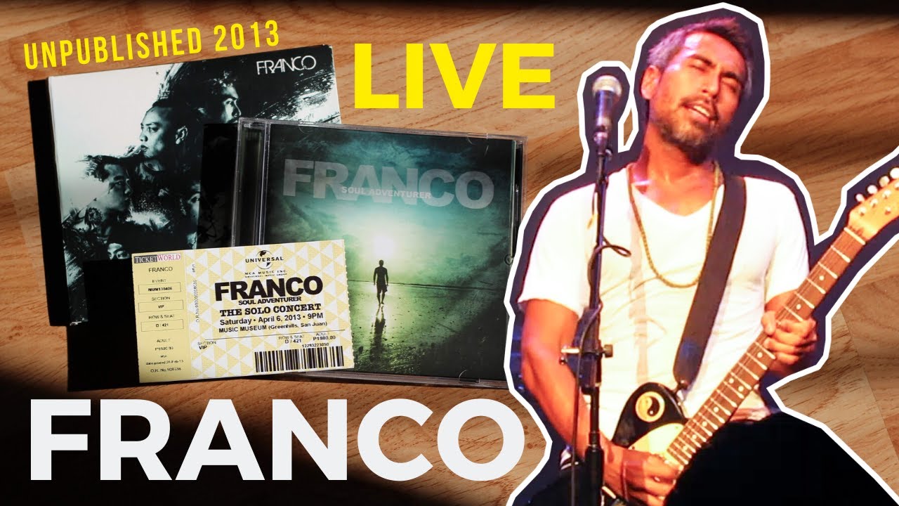 FRANCO LIVE CONCERT 2013 [Unpublished] at Music Museum - YouTube