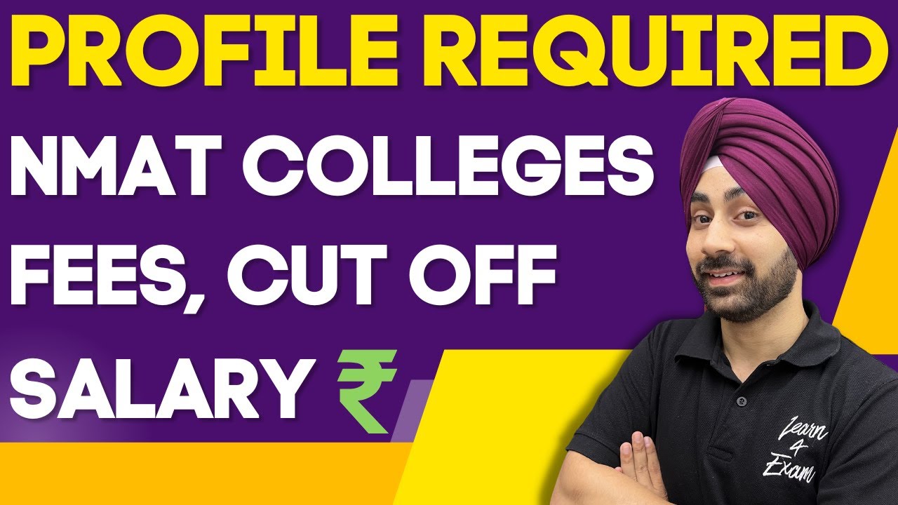 Profile Requirements for NMAT Colleges | NMAT Admission Tips 2024 - YouTube