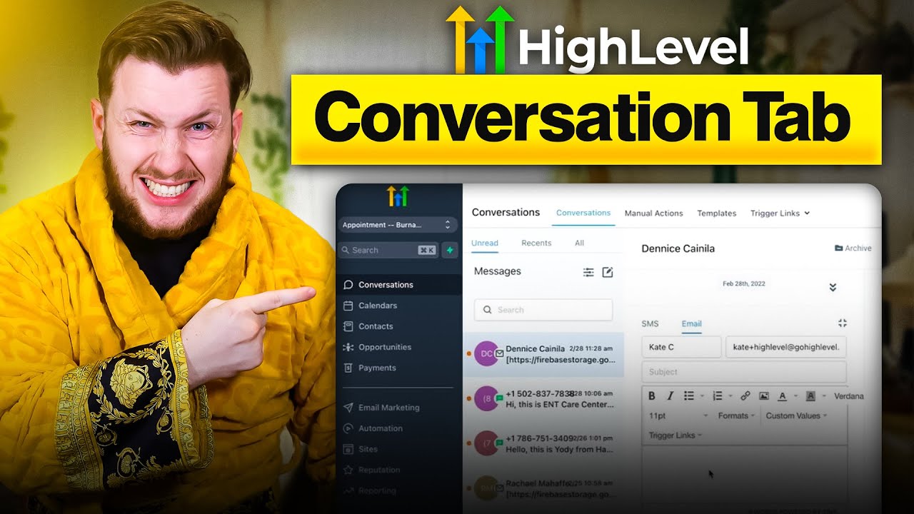 Go High Level Conversations Tab Explained + How to use and Master it ...