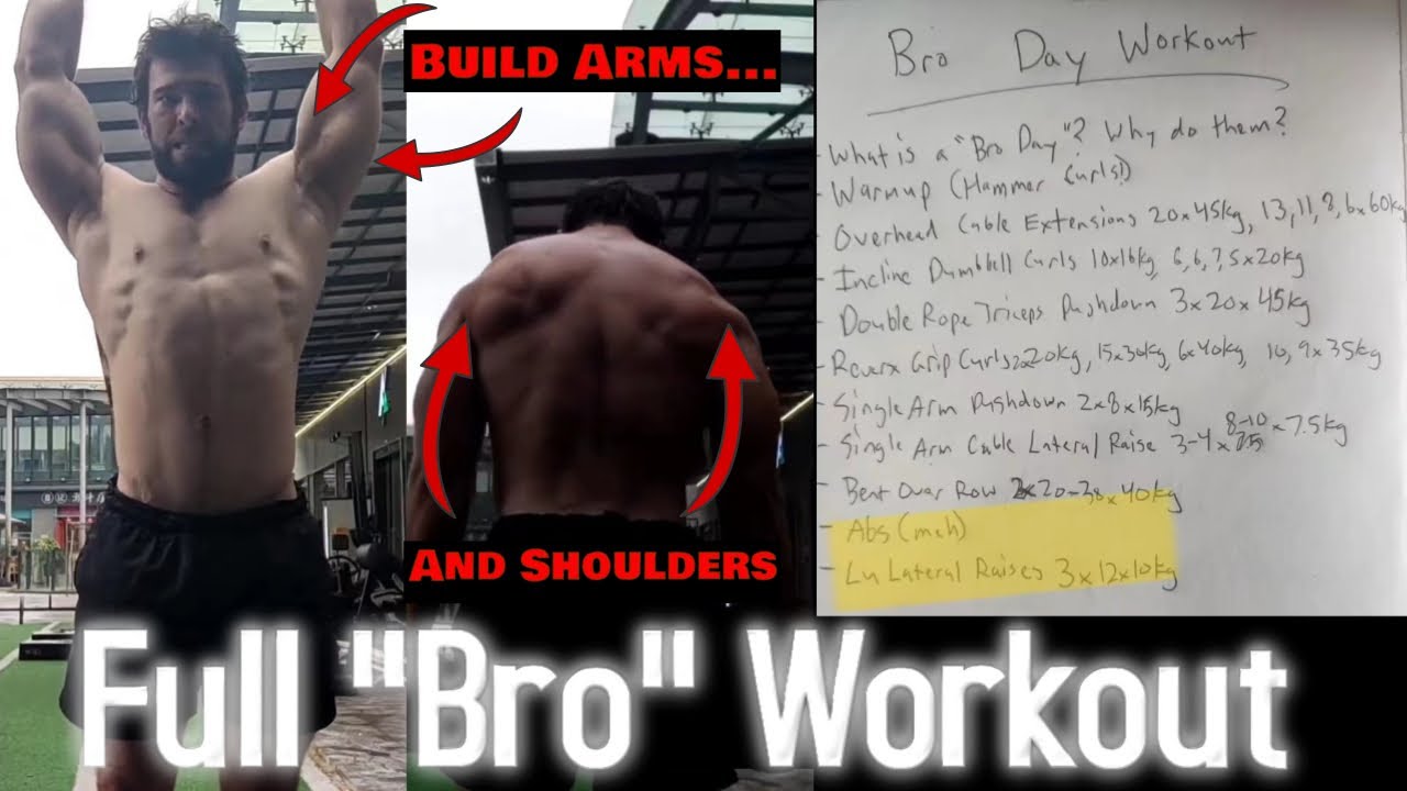 Birthday "Bro Day" Arms and Shoulders Hypertrophy Workout (With Golden ...