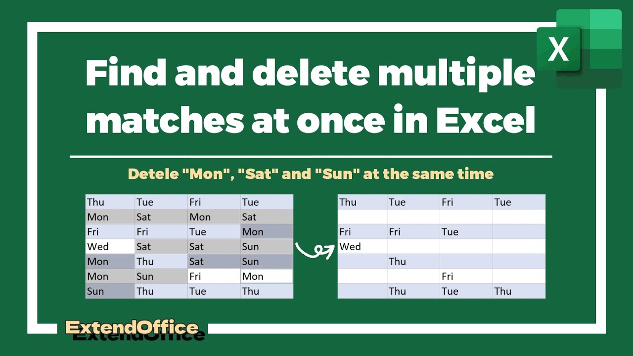 How To Find And Delete Multiple Matches At Once In Excel YouTube how-to-find-and-delete-multiple-matches-at-once-in-excel-youtube
