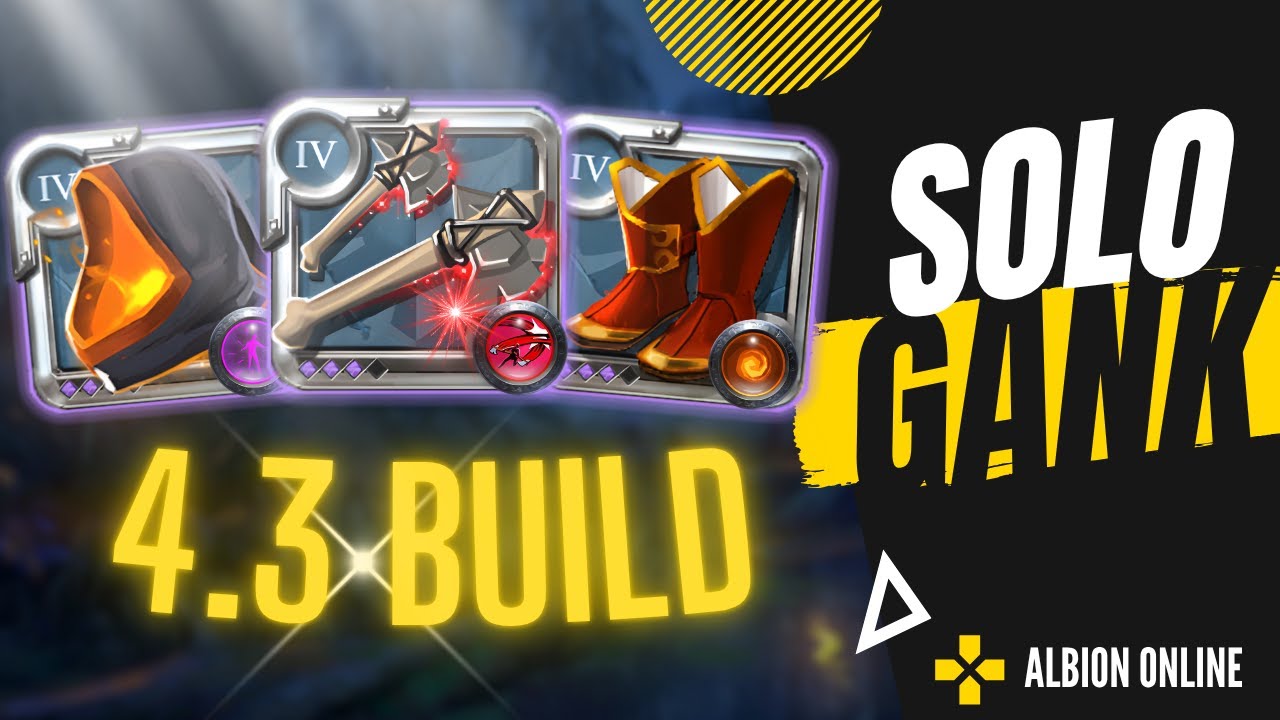 11 MILHÕES EM 1 HORA DE GANK SOLO COM BUILD 4.3 | ALBION ONLINE - YouTube