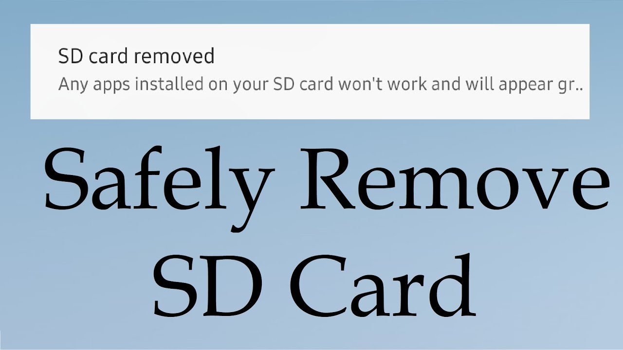 Safely Remove SD Card From Android To Prevent SD Card Corruption YouTube safely-remove-sd-card-from-android-to-prevent-sd-card-corruption-youtube