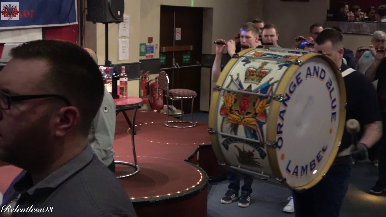 Lambeg Orange & Blue (Full Clip) @ 1st Blues Club Sash Bash 01/02/2020 ...