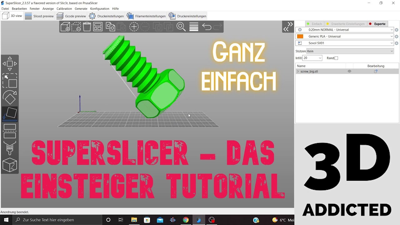 SuperSlicer- Das Einsteiger Tutorial - YouTube