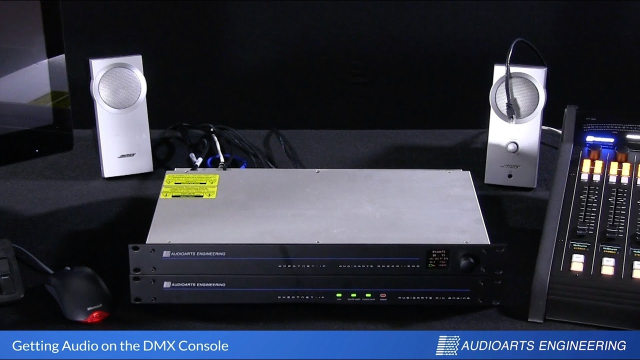 B. Audioarts DMX Audio Setup - YouTube