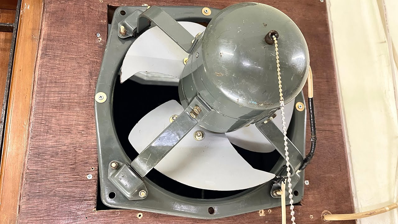 Golden 12” Industrial Ventilating Fan - YouTube