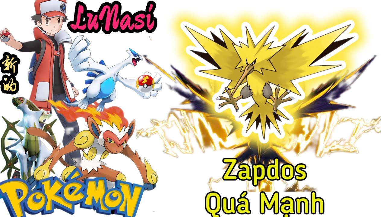 #6 Chạm trán pokemon huyền thoại chim điện Zapdos (Thunder) sức mạnh ...