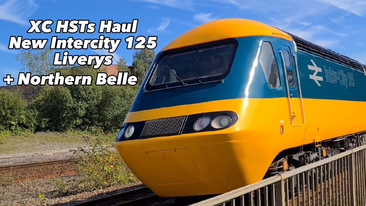 Cross Country HSTs Haul New Intercity 125 Livery To Leeds + Northern ...