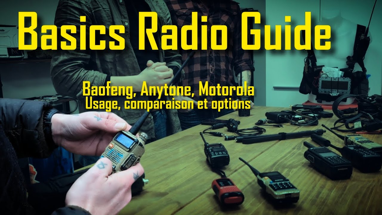 BASICS RADIO GUIDE - Baofeng / Anytone / Motorola - YouTube