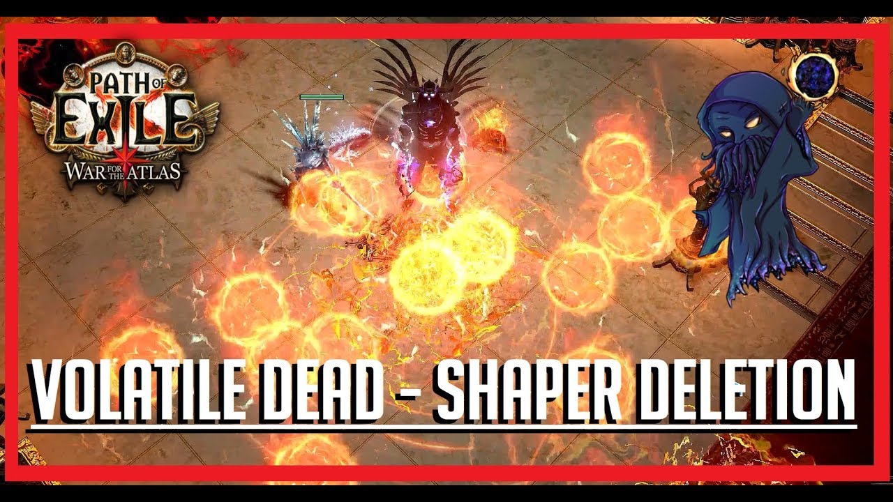 Poet's Pen Volatile Dead Shaper Deletion! Path of Exile 3.1 [4k 21:9 ...