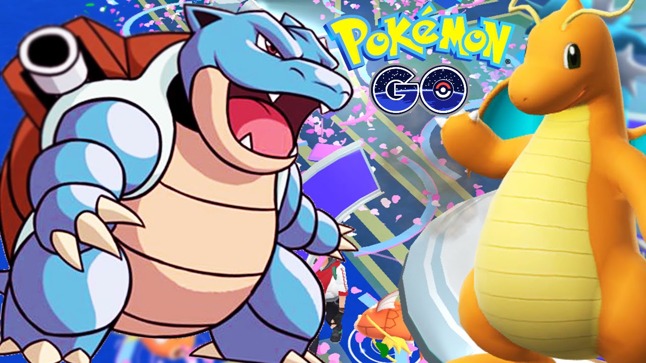 Pokemon Go Blastoise Dragonair Epic Gym Battle Pokemon Go Gameplay ...