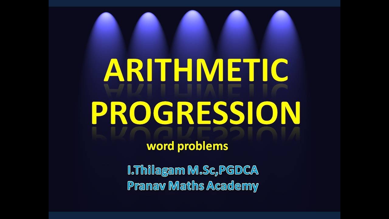 Arithmetic Progression Word Problems YouTube arithmetic-progression-word-problems-youtube