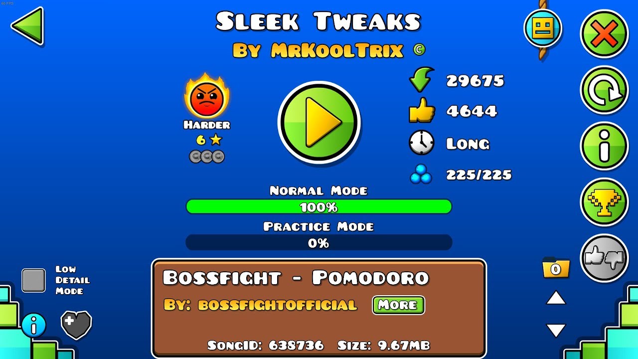 Geometry Dash - Sleek Tweaks by MrKoolTrix - YouTube