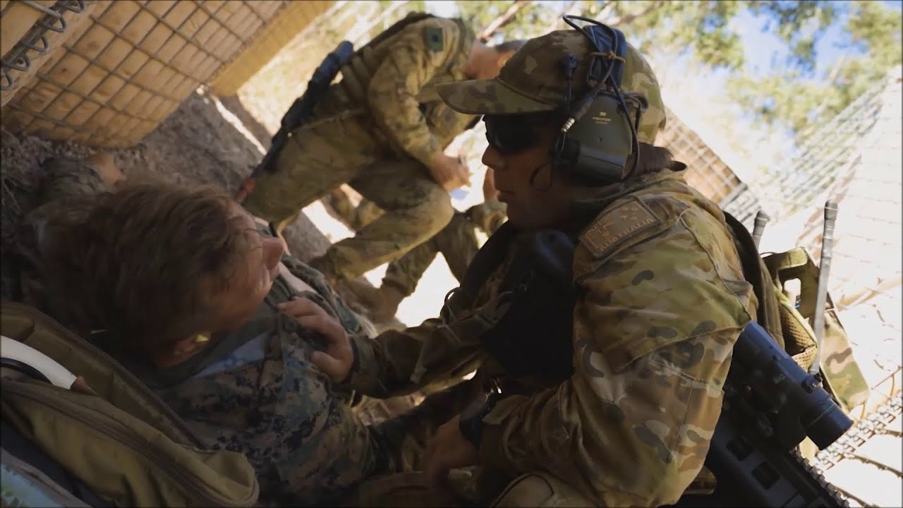 MRF-D and ADF Medical Teams Participate in Combat Care Exercise - YouTube