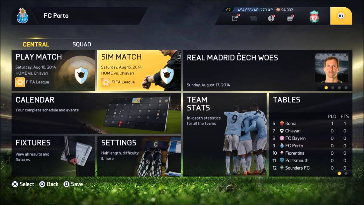 FIFA Sim League 2015 16 Week 1 - YouTube