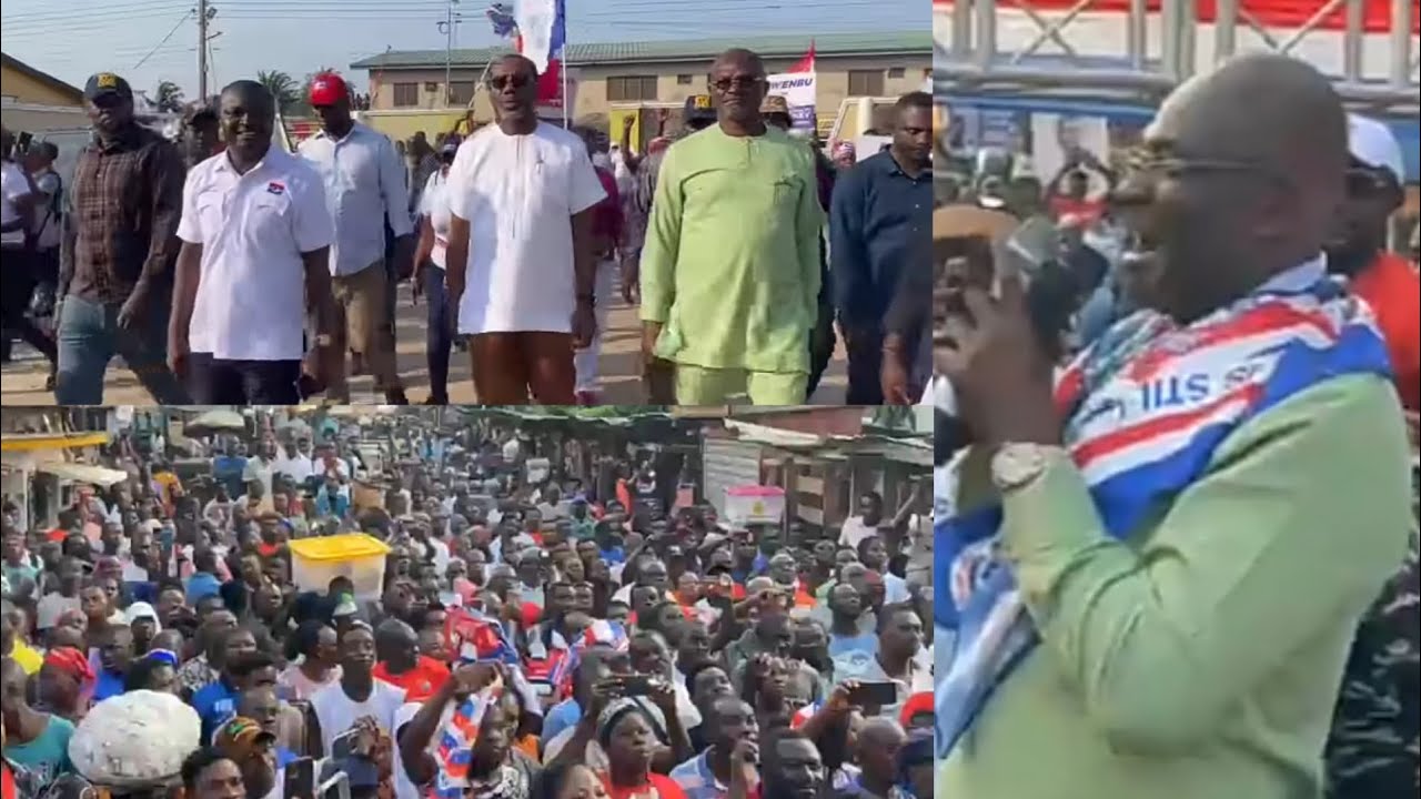 Wow💕 Hon. Ken Agyapong Mobbed At Abossey Okai As He Campaign With NAPO ...