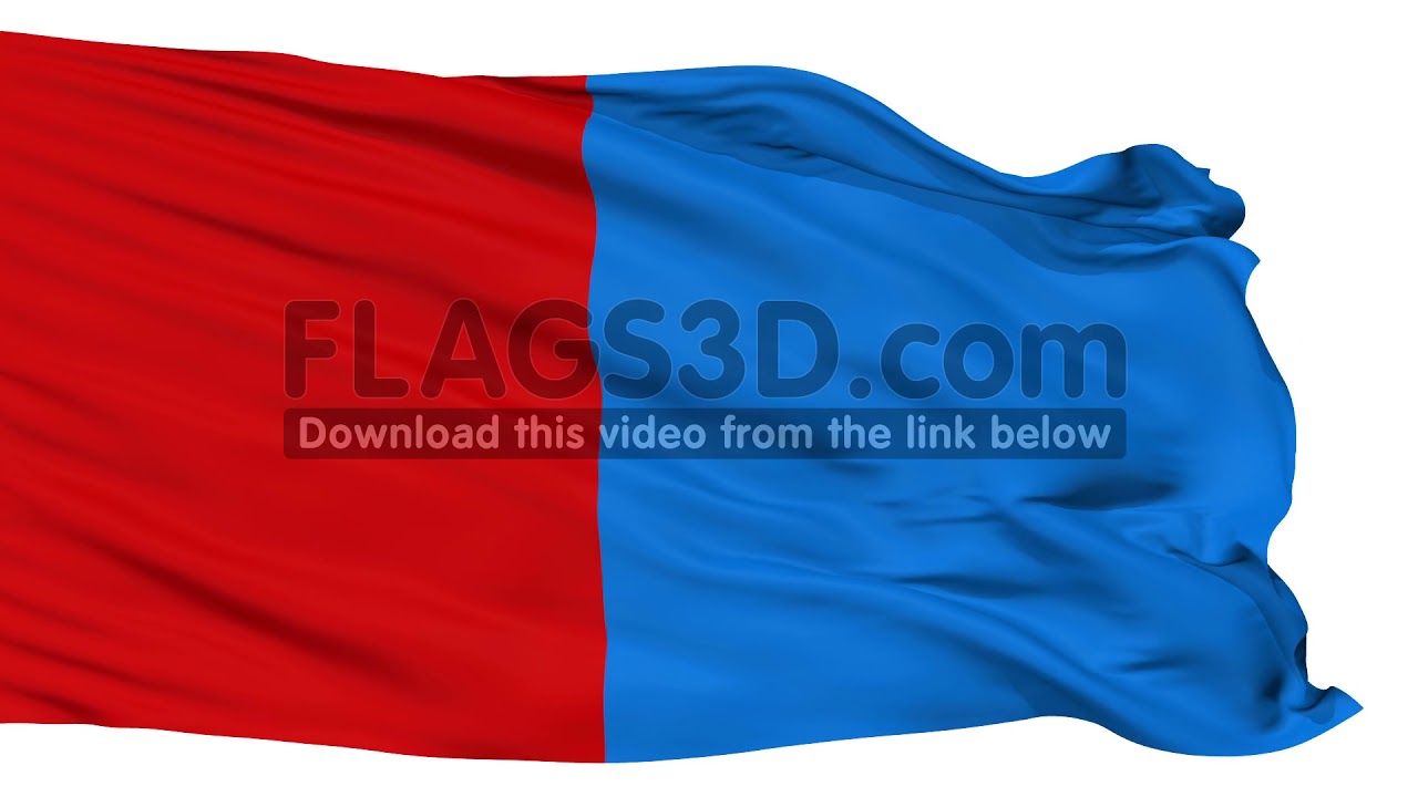 Isolated Catania city flag, Italy - YouTube