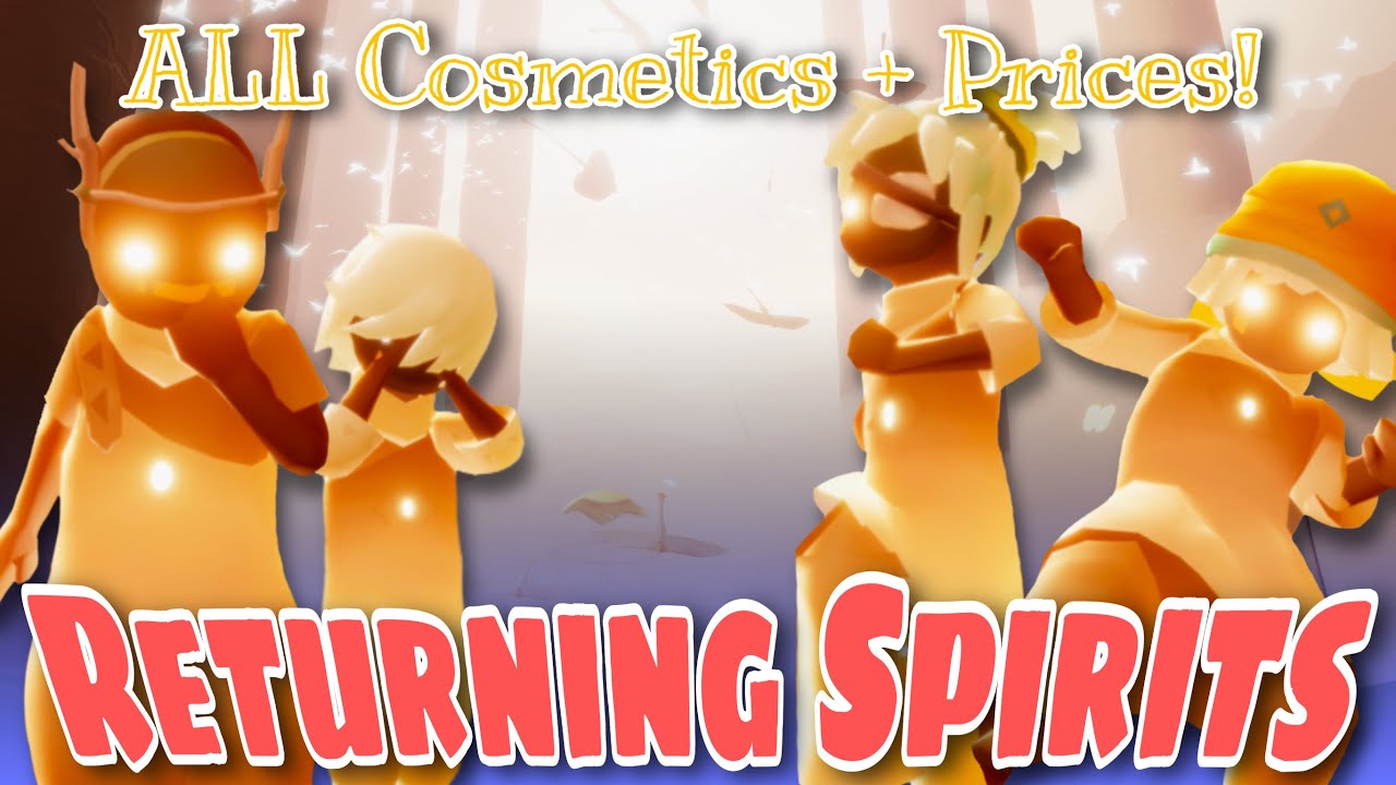 Returning Spirits - ALL Prices + Cosmetics - Season of Assembly Traveling Spirits Sky CotL ...