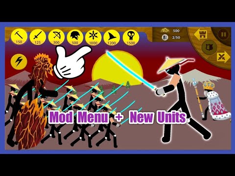 stick war legacy mod menu + new units - YouTube