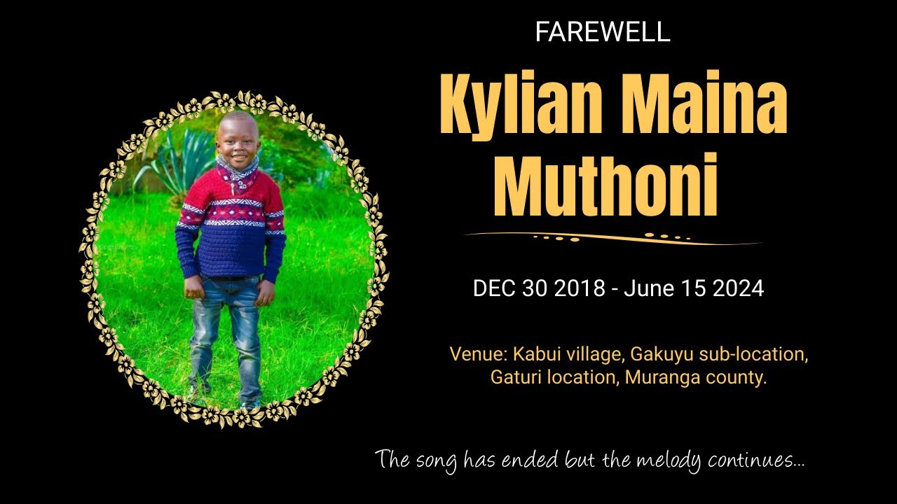 Fare thee well Kylian Maina Muthoni - YouTube