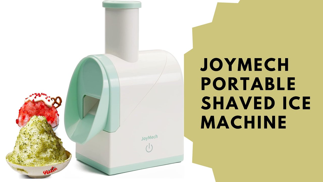 JoyMech Portable Shaved Ice Machine, Snow Cone Machine, Smart Ice ...