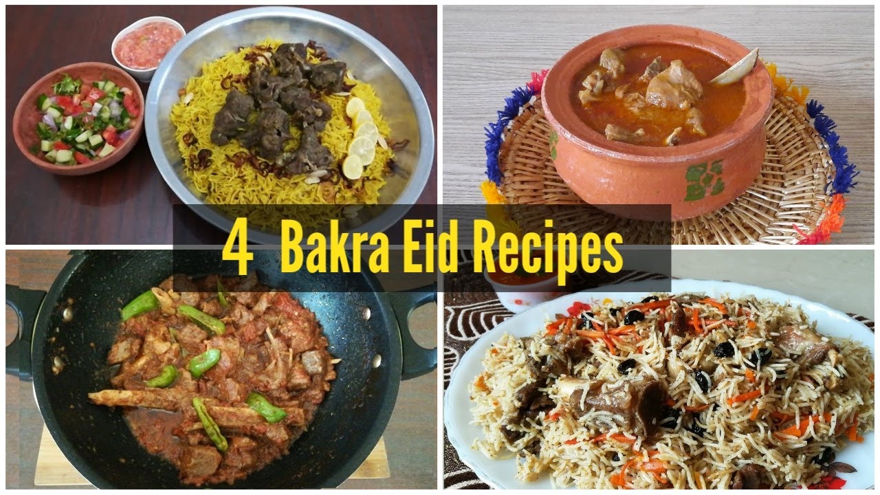 4 Bakra Eid Recipes | Let's Cook with Maryam - YouTube