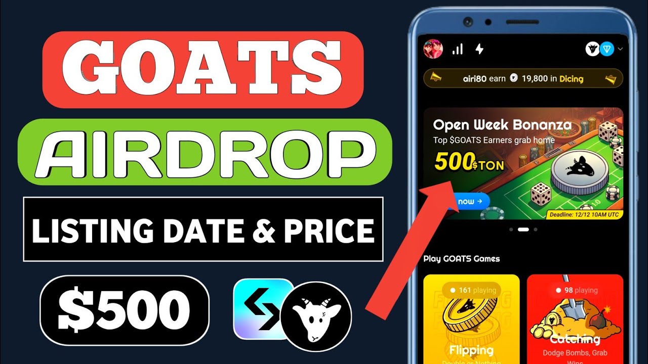 Goats Important Announcement | Goat Price Prediction | $GOATS Airdrop ...