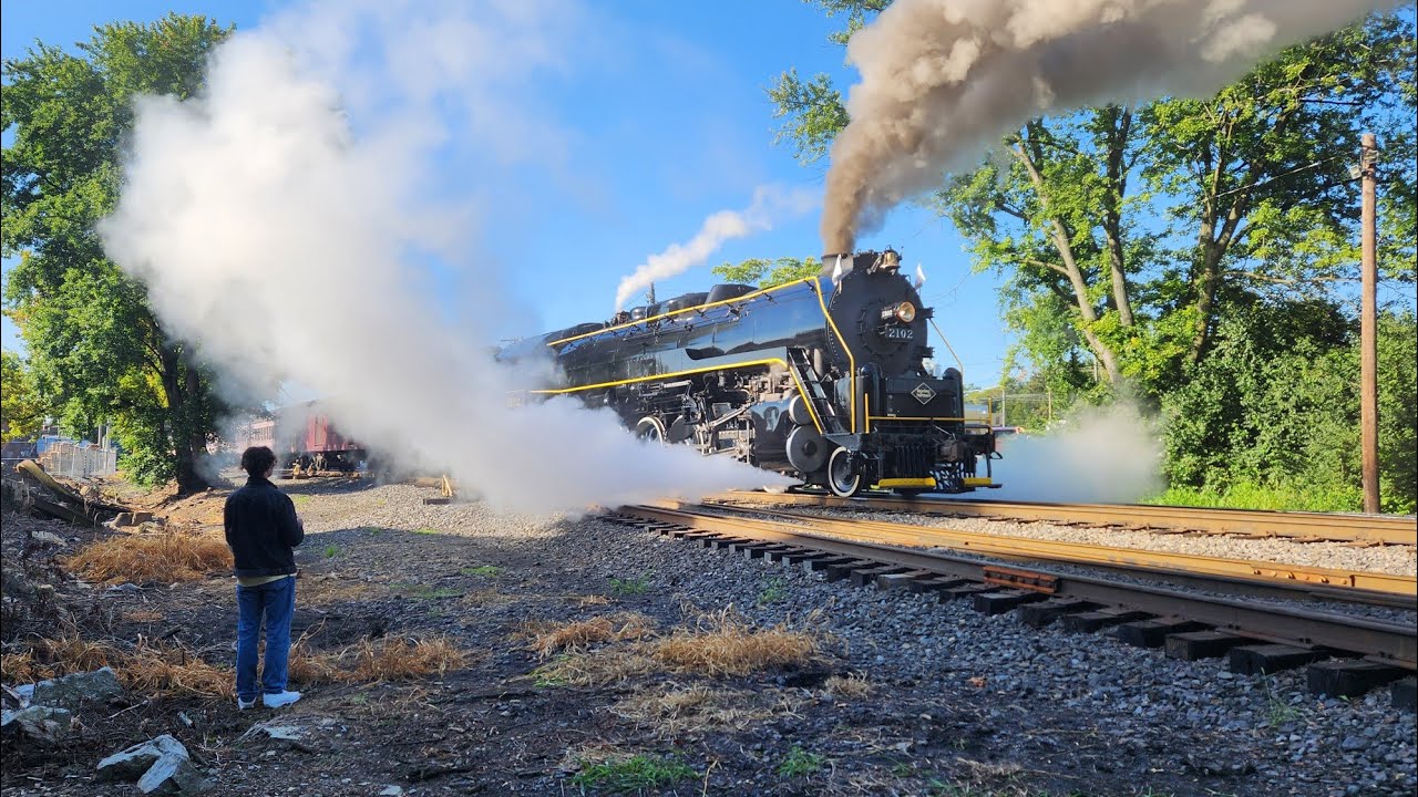 Chase of Reading 2102 from Reading to Jim Thorpe on the Reading ...