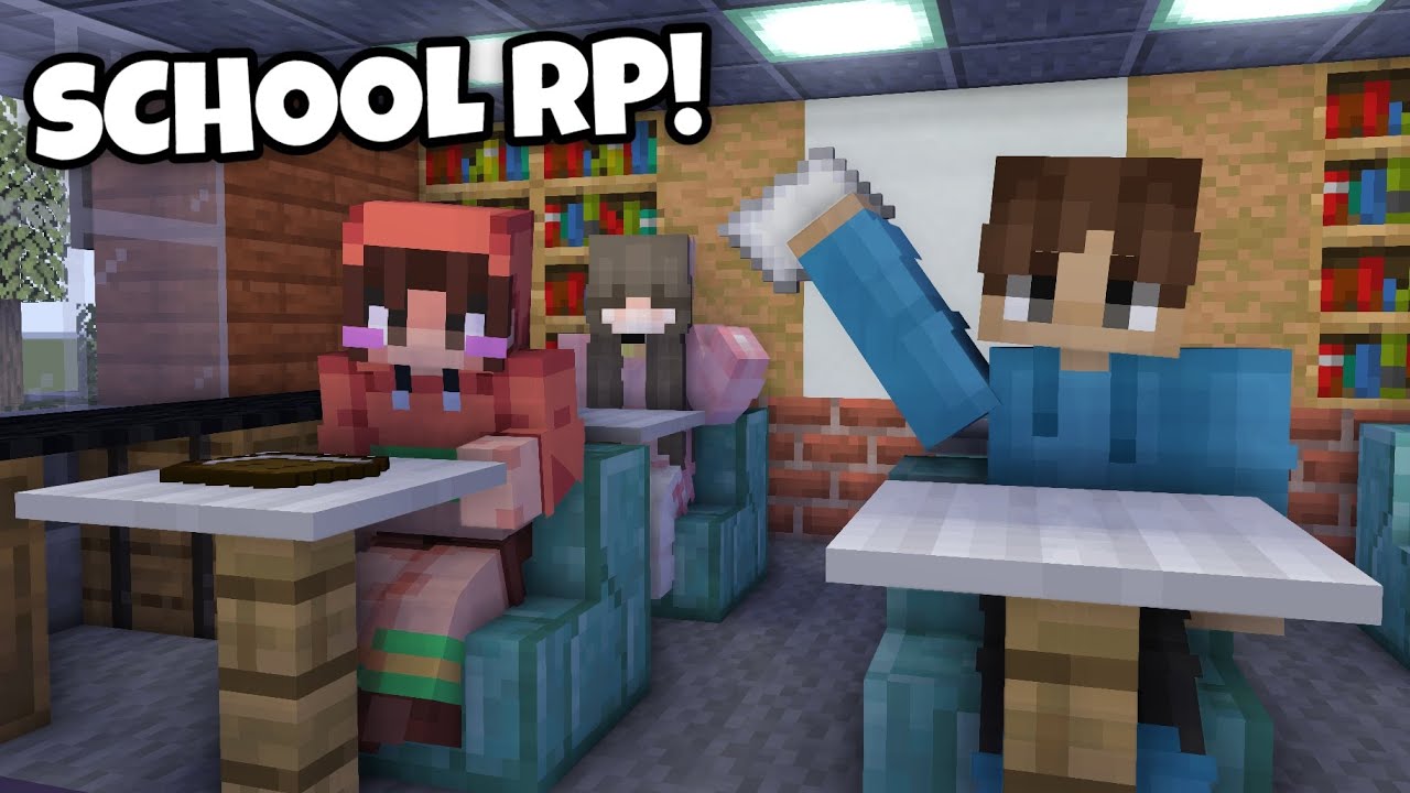 Minecraft School RP | First Day In Highschool :D - YouTube