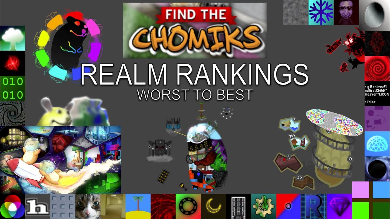 Find the Chomiks every current Realm Worst to Best - YouTube