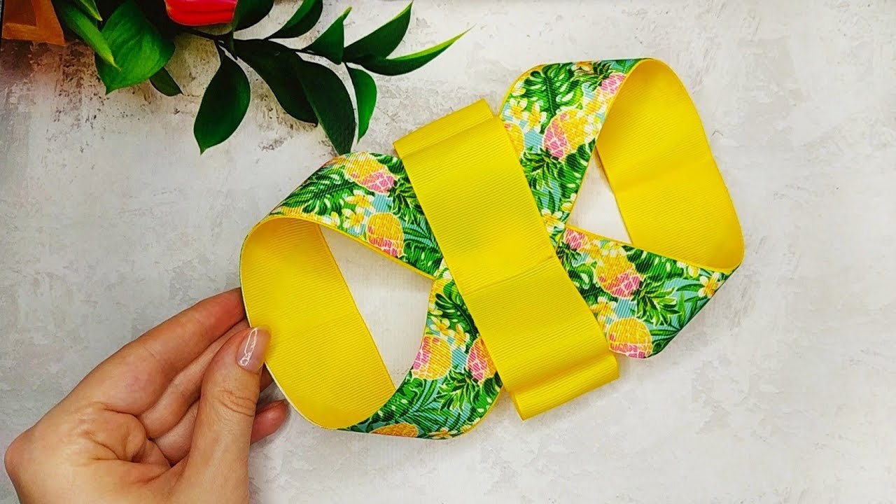 Amazing Ribbon Bow - Hand Embroidery Works - Ribbon Tricks & Easy ...