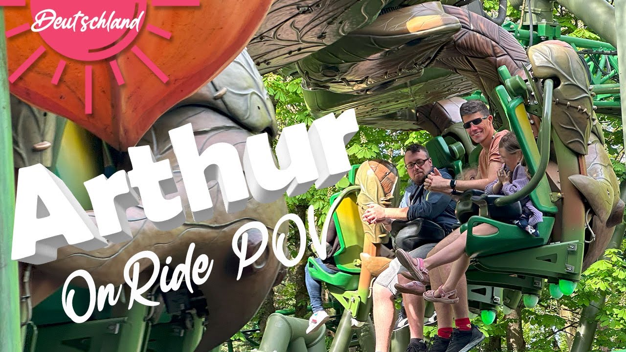 Arthur - Europa-Park Rust - OnRide POV - Fahrt mit der Minimoys Achterbahn - April 2024 - YouTube