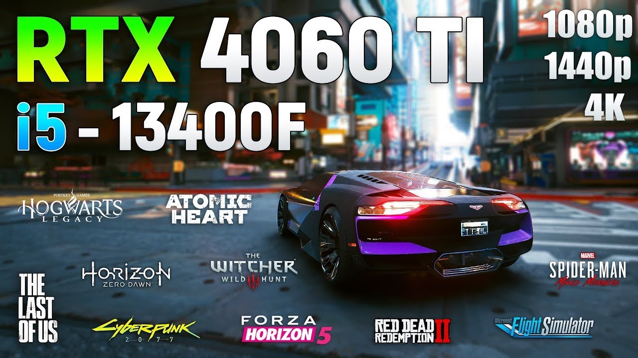 GeForce RTX 4060 Ti 16GB - Test in 10 Games | 1080p | 1440p | 4K ...