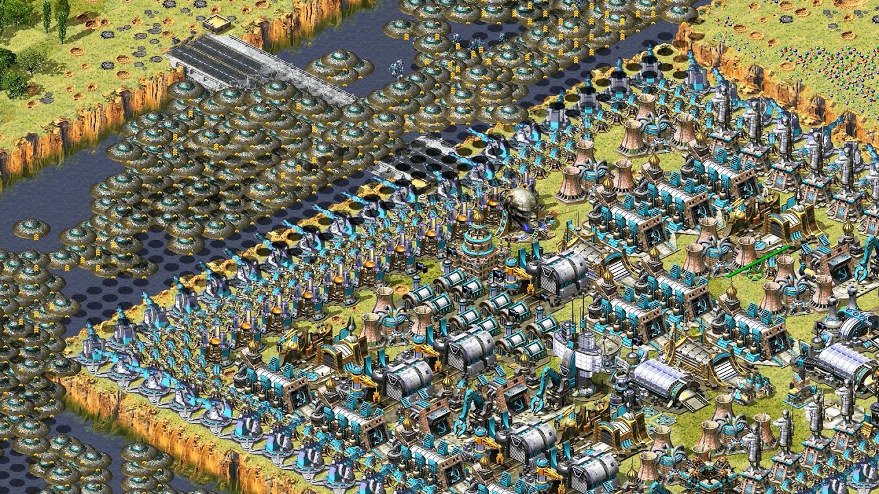 Yuri's Revenge Red Alert 2 Defence By Cannon And Disc Floating Very ...