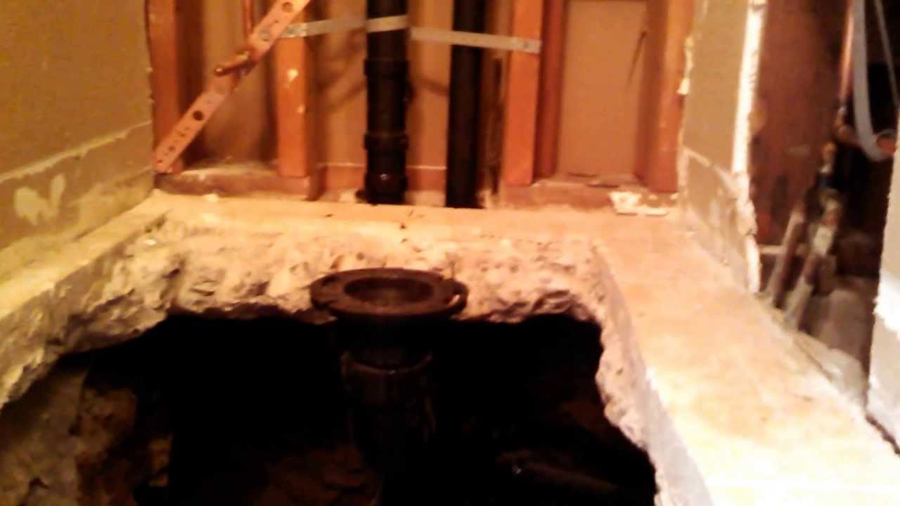 Replacing a 55 year old sewer line - YouTube